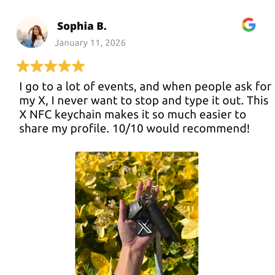 X / Twitter NFC Keychain – Fusion NFC